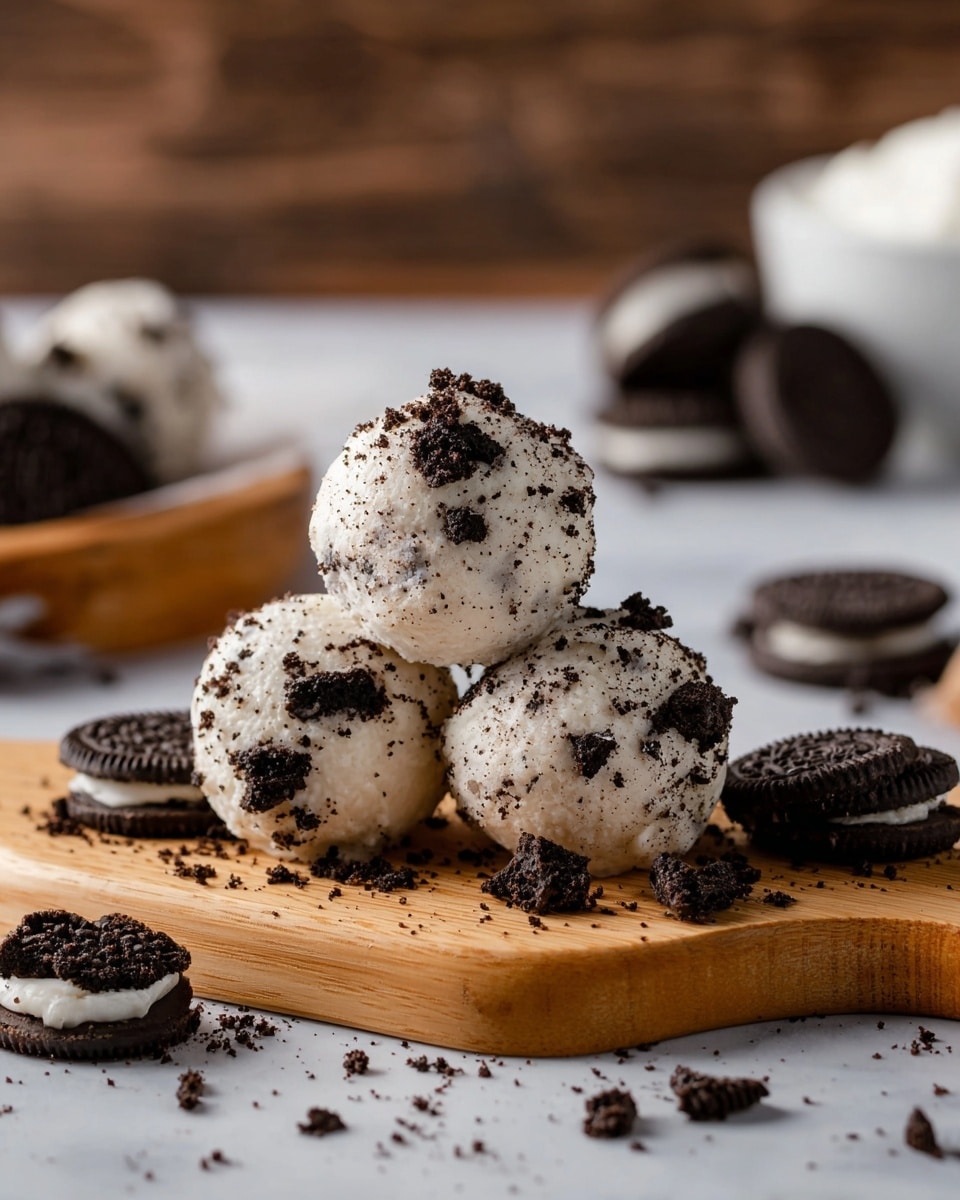 Cream Cheese Oreo Protein Balls: Delicious Healthy Snack