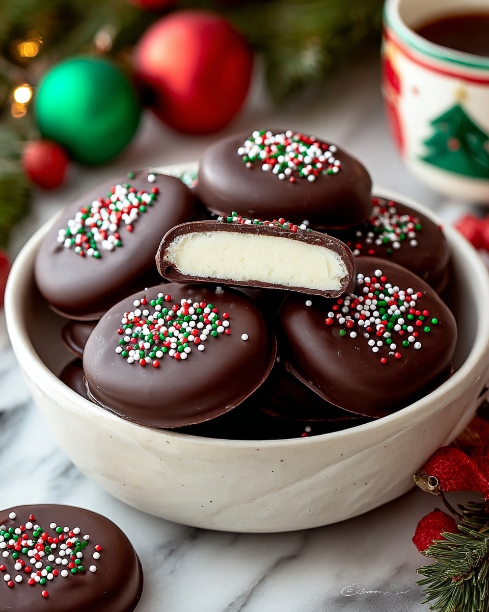 Homemade Peppermint Patties: Refreshing Mint Chocolate Treats