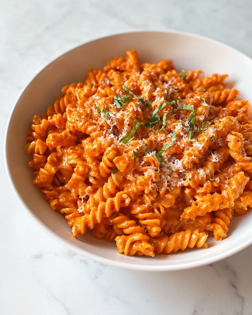 Spicy Tomato Pasta with Coconut Cream and Basil | Delicious & Easy