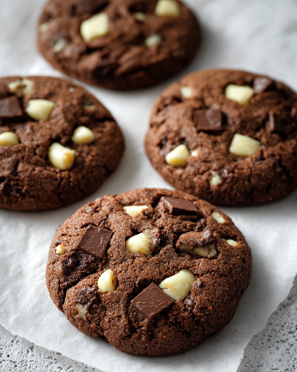 Chocolate Cookies with Hot Cocoa and Mallow Bits – Irresistible Treat